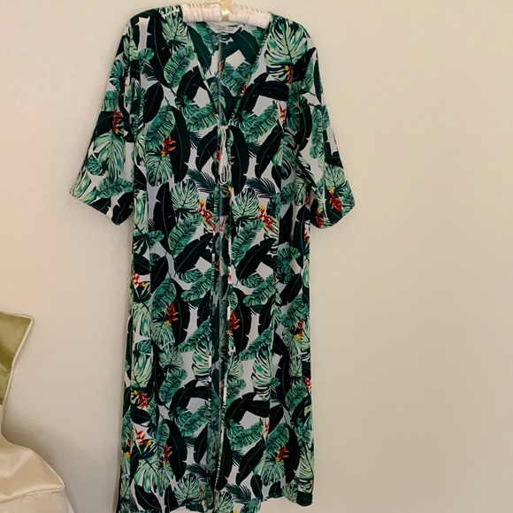 Rachel Zoe | Swim | Rachel Zoe Green Floral Kimono | Poshmark